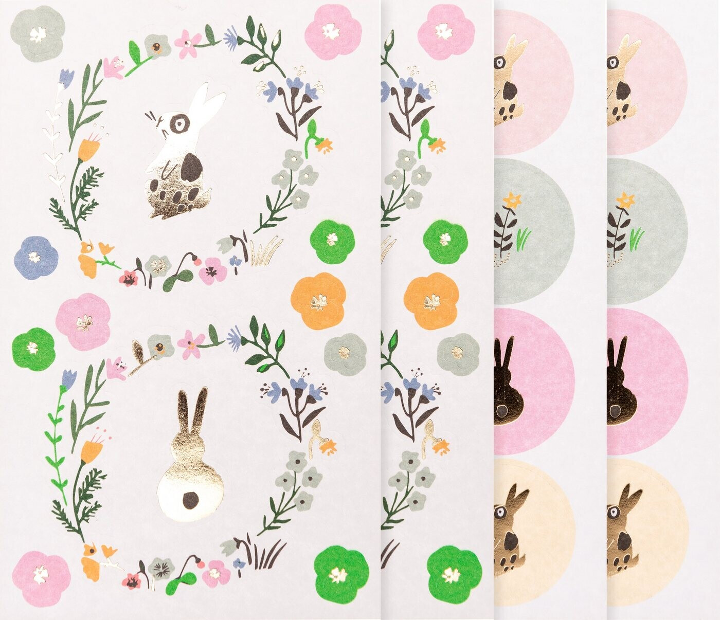 Rico Design Easter Bunny 4 Blatt / 44 Sticker (99001.80.75) ab 3,15 ...