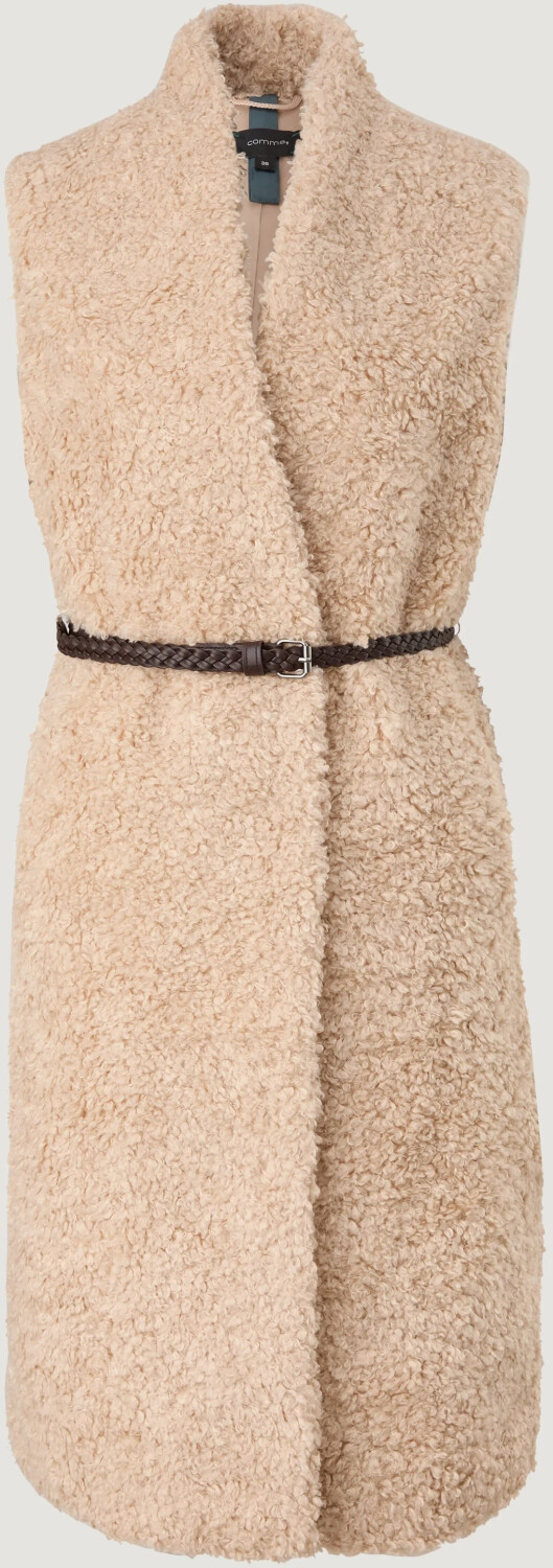 Comma Lange Weste aus Teddy-Plüsch (2117441.8426) braun ab 85,99 ...