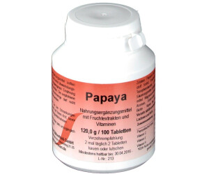 Merosan Papaya Kautabletten (100 Stk.) ab 11,36 € | Preisvergleich bei ...