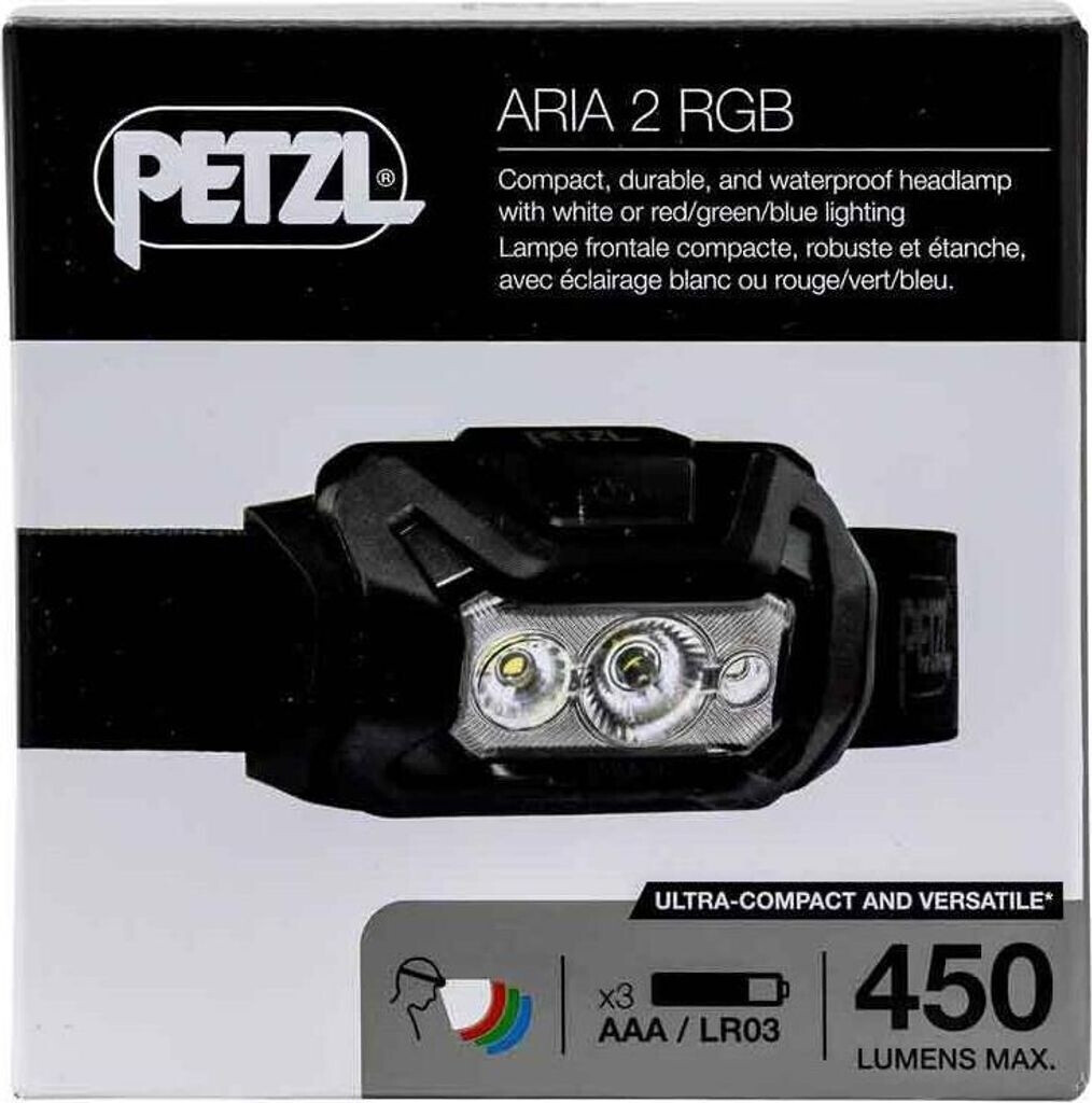 Petzl Aria 2 RGB 450 Lumen au meilleur prix sur idealo.fr