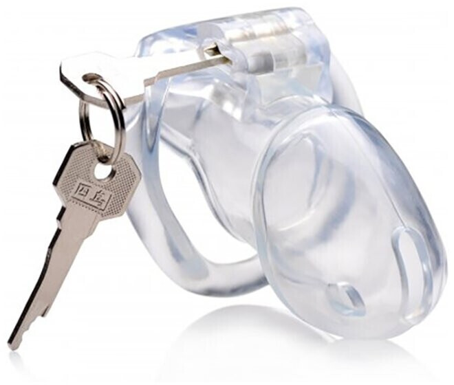 Master Series Clear Captor Chastity Cage with Keys Medium ab 81,38 ...