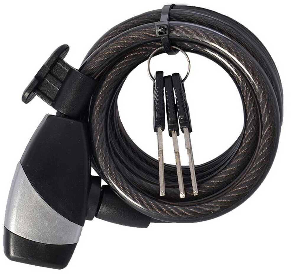 Oxford Key Coil 12 Cable Lock black 12 x 1500 mm ab 10,99 ...