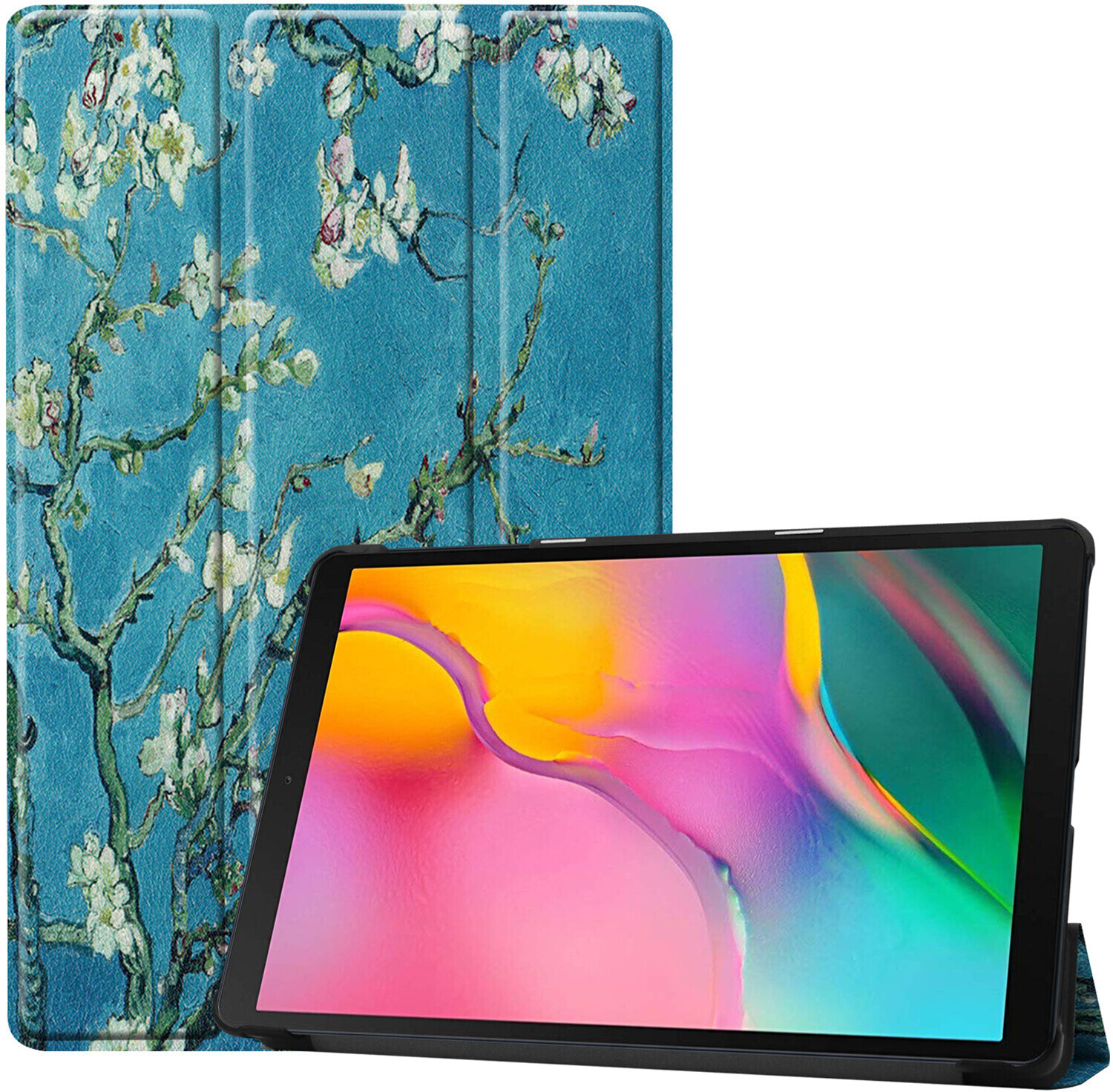 iMoshion Samsung Galaxy Tab A 10.1 (2019) Kunstleder Klapphülle Bunt ...