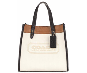 Coach Colorblock Leather Coach Badge Field Tote 22 (C3461 B4CAH) multi ...