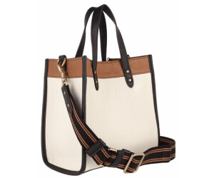 Coach Colorblock Leather Coach Badge Field Tote 22 (C3461 B4CAH) multi ...