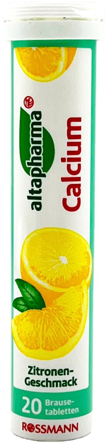 Altapharma Calcium Zitronengeschmack Brausetabletten (20 Stk.) ab 0,50 ...