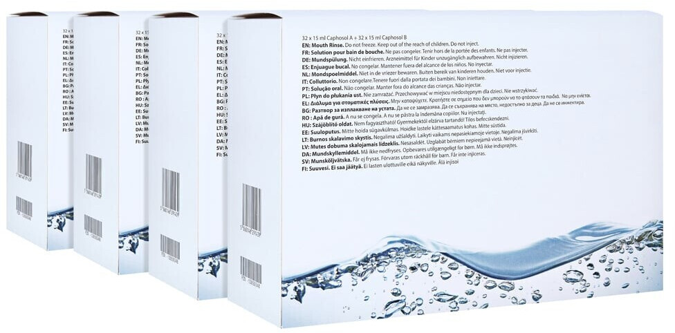 Eusa Pharma Caphosol Mundspülung (4 x 32 x 15 ml) ab 301,90 ...