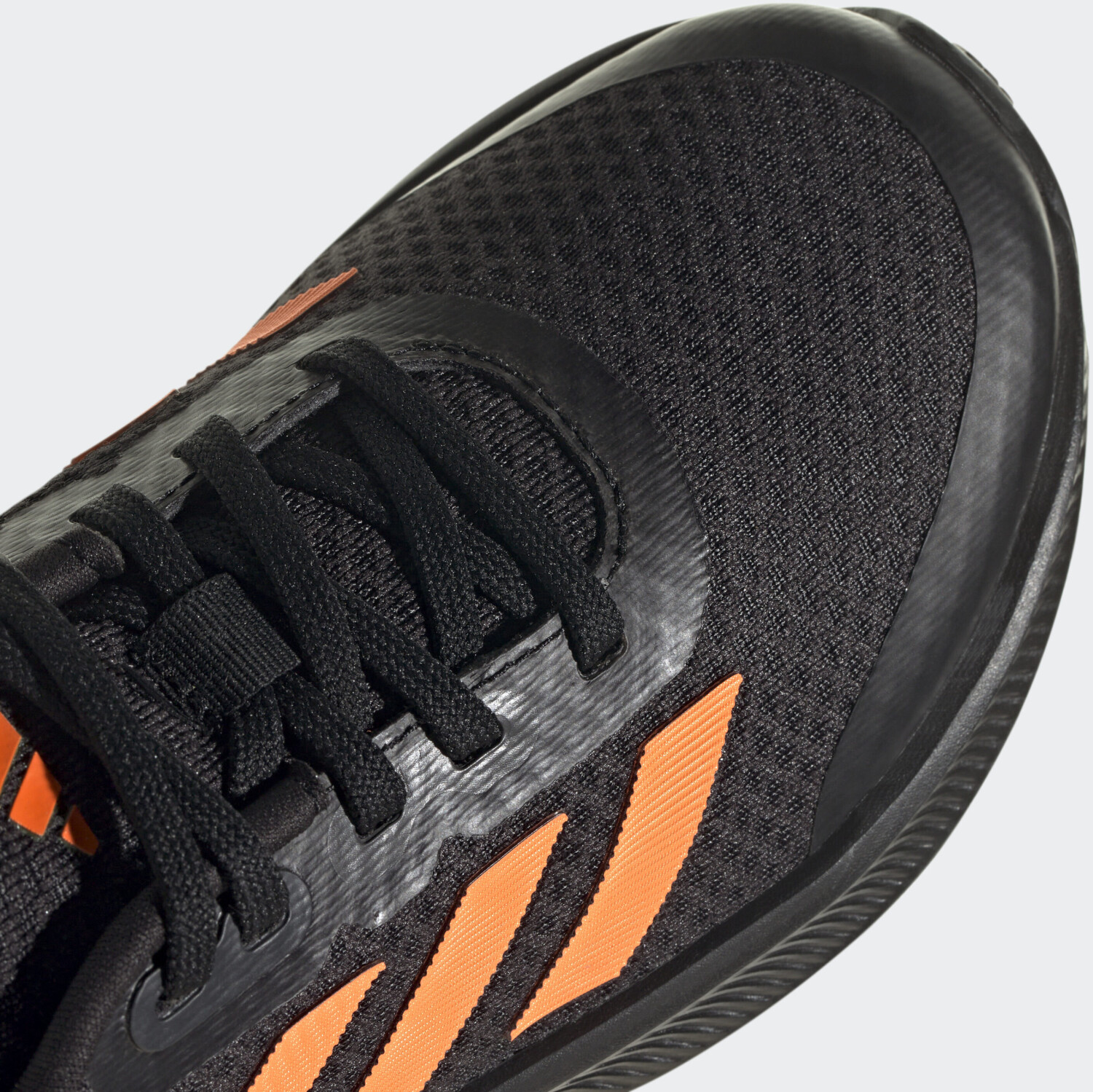 Adidas RunFalcon 3 Lace Kids core black/screaming orange/solar gold ...