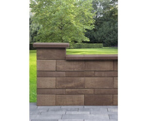 Lusit Mauerstein Vollstein Eleganca braun-mix 40 x 20 x 8,25 cm ab 5,49 ...