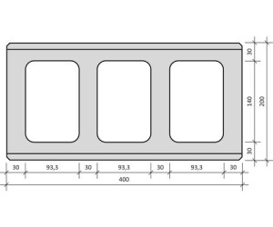 Lusit Mauerstein Vollstein Eleganca braun-mix 40 x 20 x 8,25 cm ab 5,49 ...