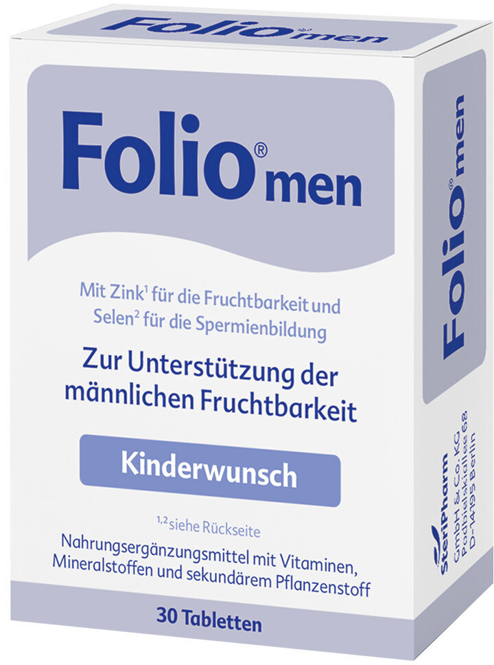 Steripharm Folio men Tabletten ab 15,60 € | Preisvergleich bei idealo.de