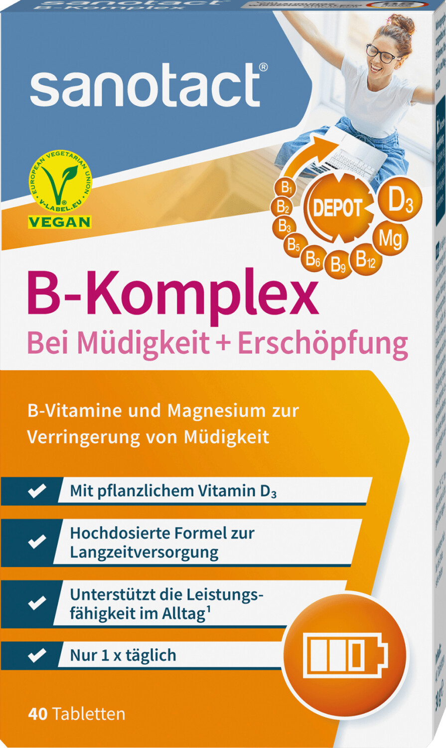 sanotact B-Komplex Tabletten (40 Stk.) ab 2,75 € | Preisvergleich bei ...