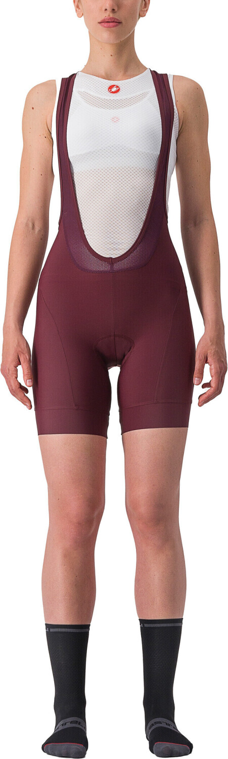 Castelli Prima Bib Tights kurz Woman red au meilleur prix sur idealo.fr