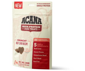 Acana High-Protein Dog Treats, Crunchy Beef Liver Recipe 100g au meilleur prix sur idealo.fr