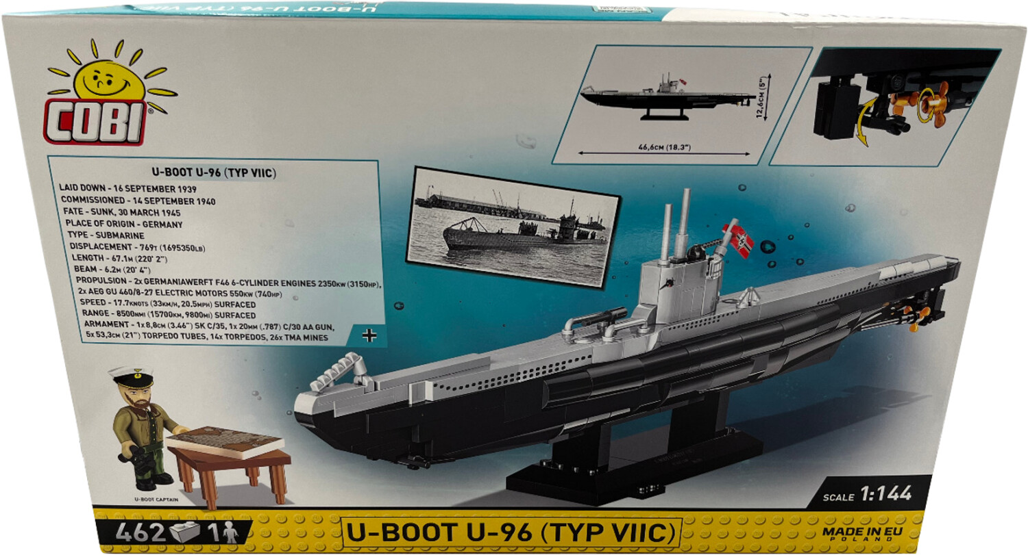 Cobi Historical Collection World War II - U-Boot U-96 Typ VIIC (4845) ab 69,99 ...