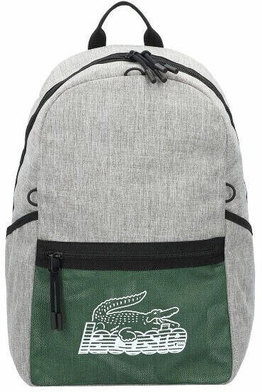 Lacoste Neocroc Seasonal Backpack gris chine vert noir (NH4144NZ-L62 ...