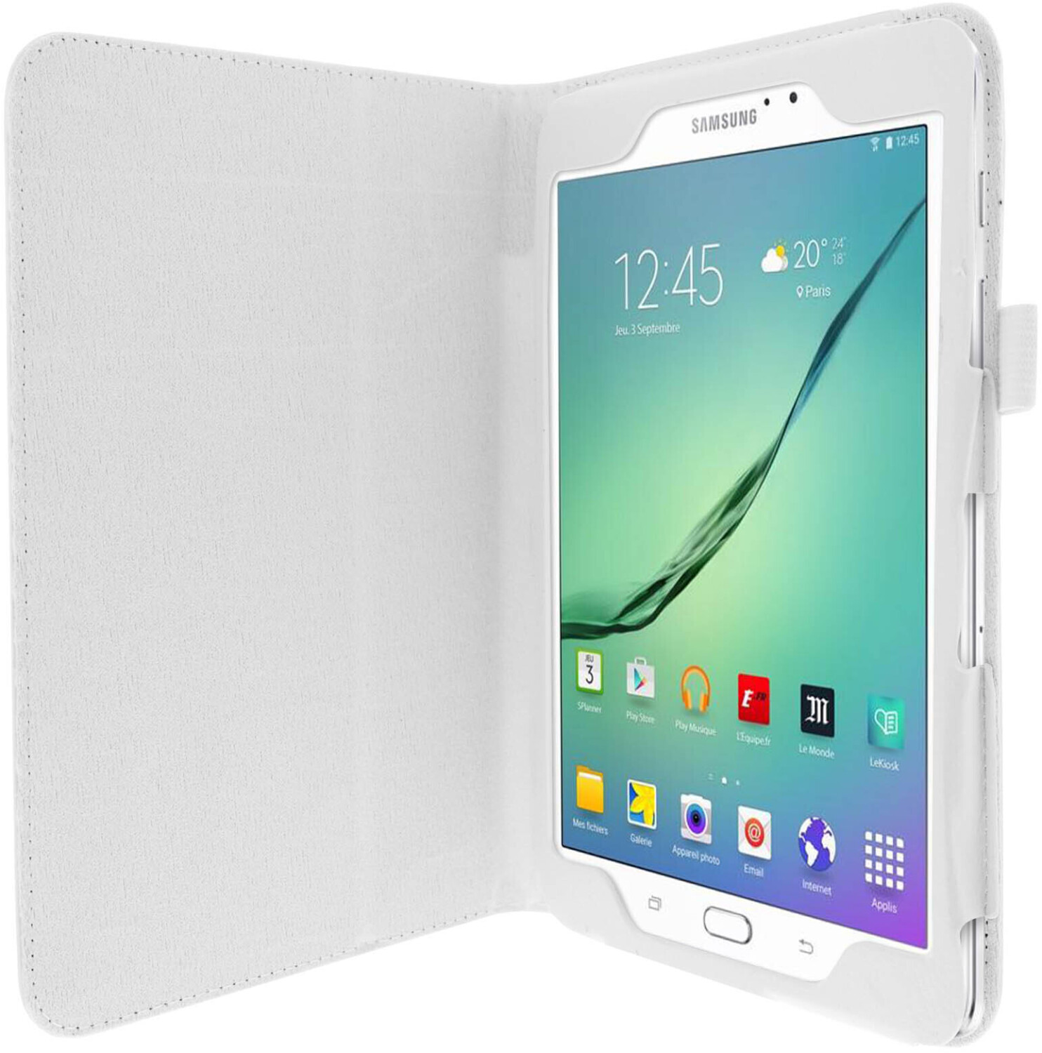 Avizar Kunstlederetui, Soft Touch Klapphülle Samsung Galaxy Tab S2 8 ...