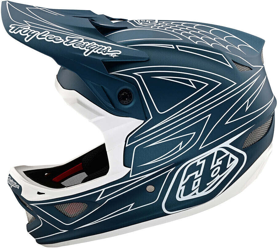 Troy Lee Designs D3 Fiberlite blue au meilleur prix sur idealo.fr