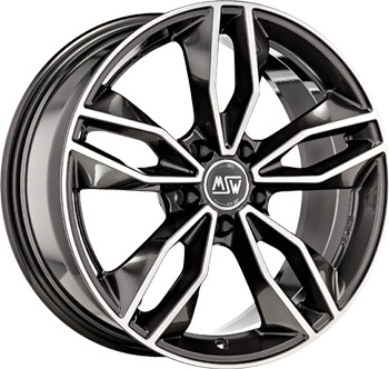 MSW Wheels 71 (8x18) gloss dark grey full polished ab 203,86 ...