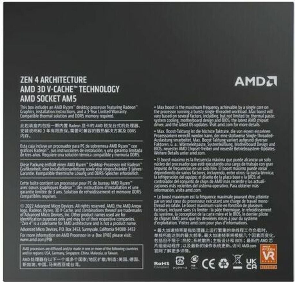 AMD Ryzen 9 7950X3D desde 687,86 € | Compara precios en idealo