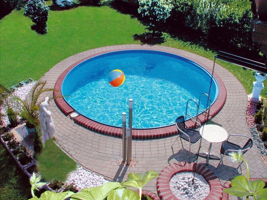 myPOOL Rundpool Premium Rund Ø 350 x 135 cm (Set 2-teilig) ab 1.199,99 ...