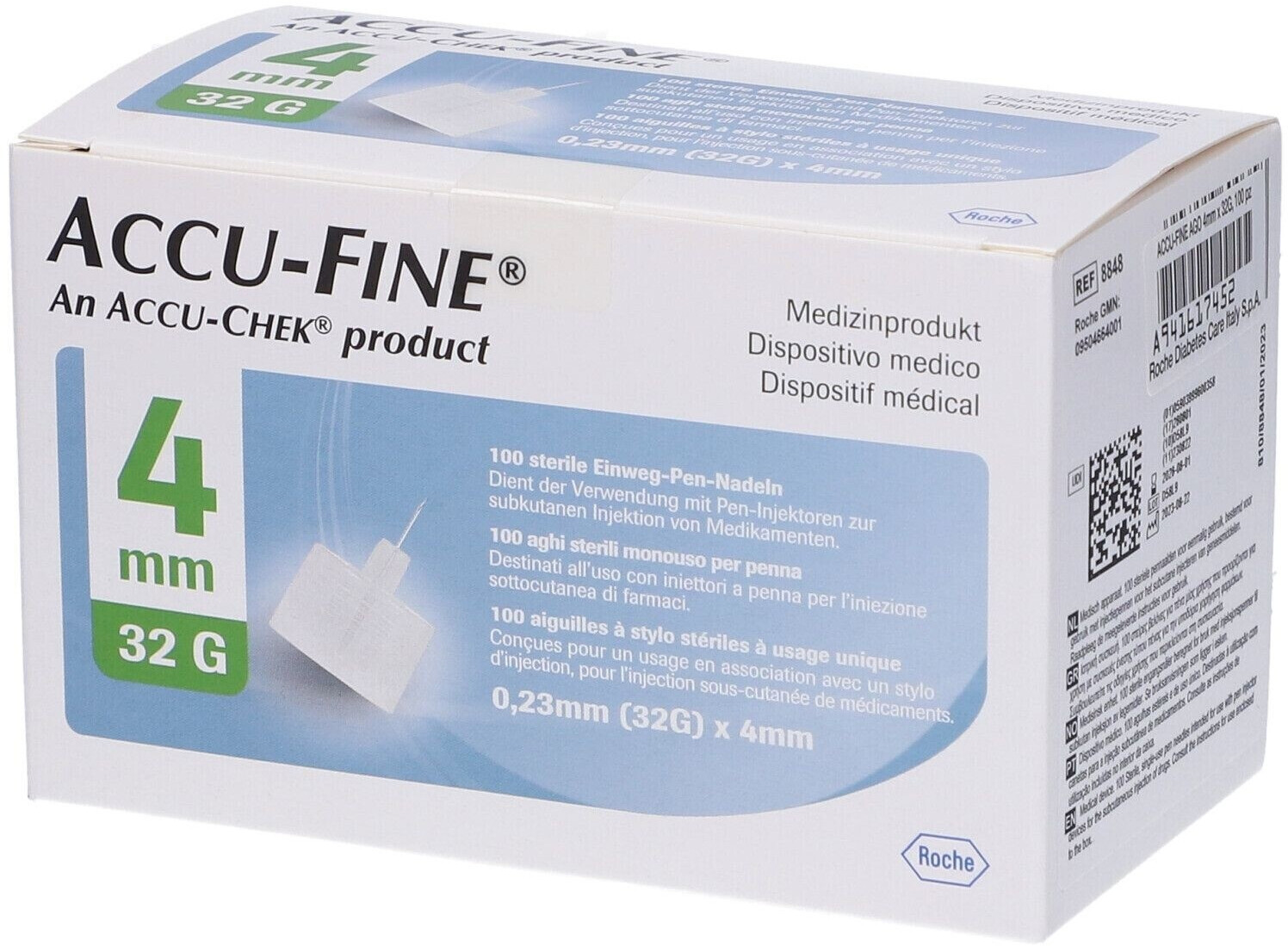Accu-Chek Accu-Fine 32G 4mm (100 pcs) ab 9,71 € | Preisvergleich bei ...