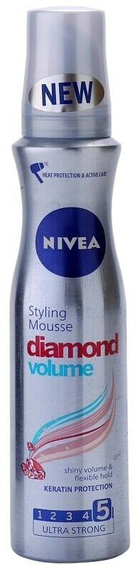 Nivea Diamond Volume Schaumfestiger für Volumen und Glanz (150ml) ab 4 ...