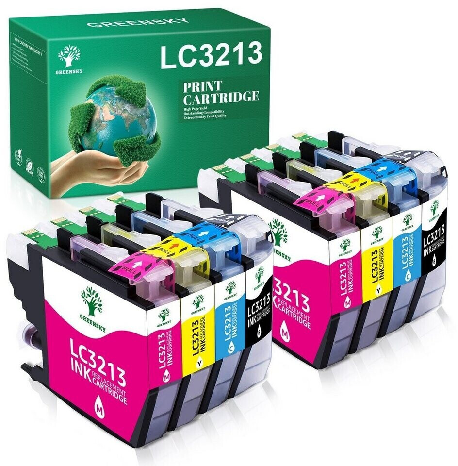 Greensky ersetzt Brother LC-3213 10er Pack ab 39,99 € | Preisvergleich ...