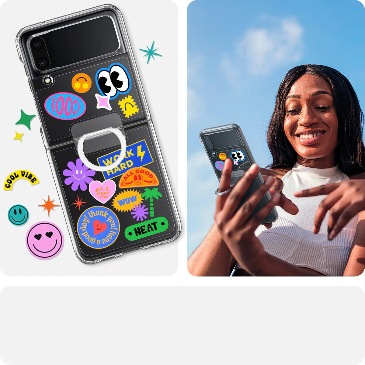 Spigen Schutzhülle Thin Fit Ring für Galaxy Z Flip4, Transparent ab 29 ...