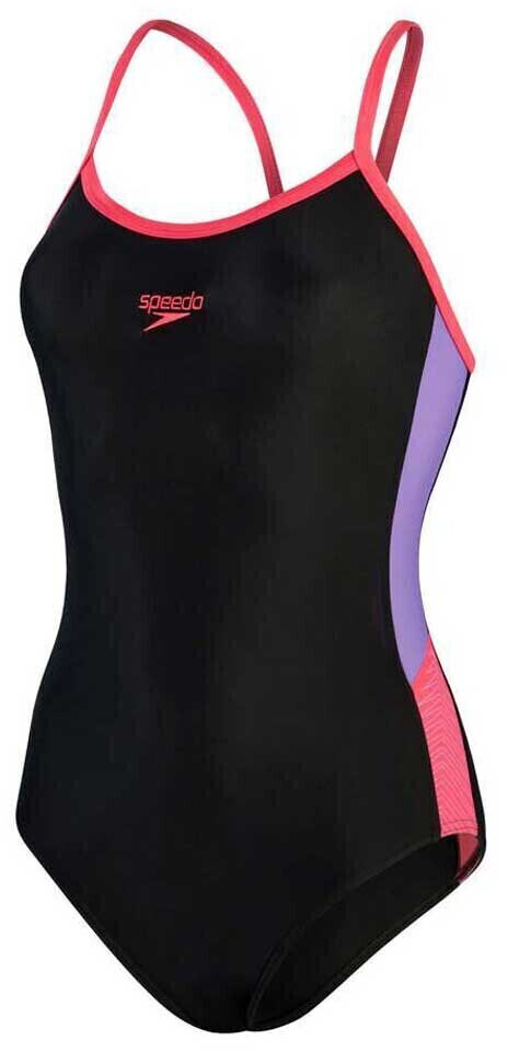 Speedo Dive Thinstrap Muscleback Swimsuit woman (81291214359) black au ...