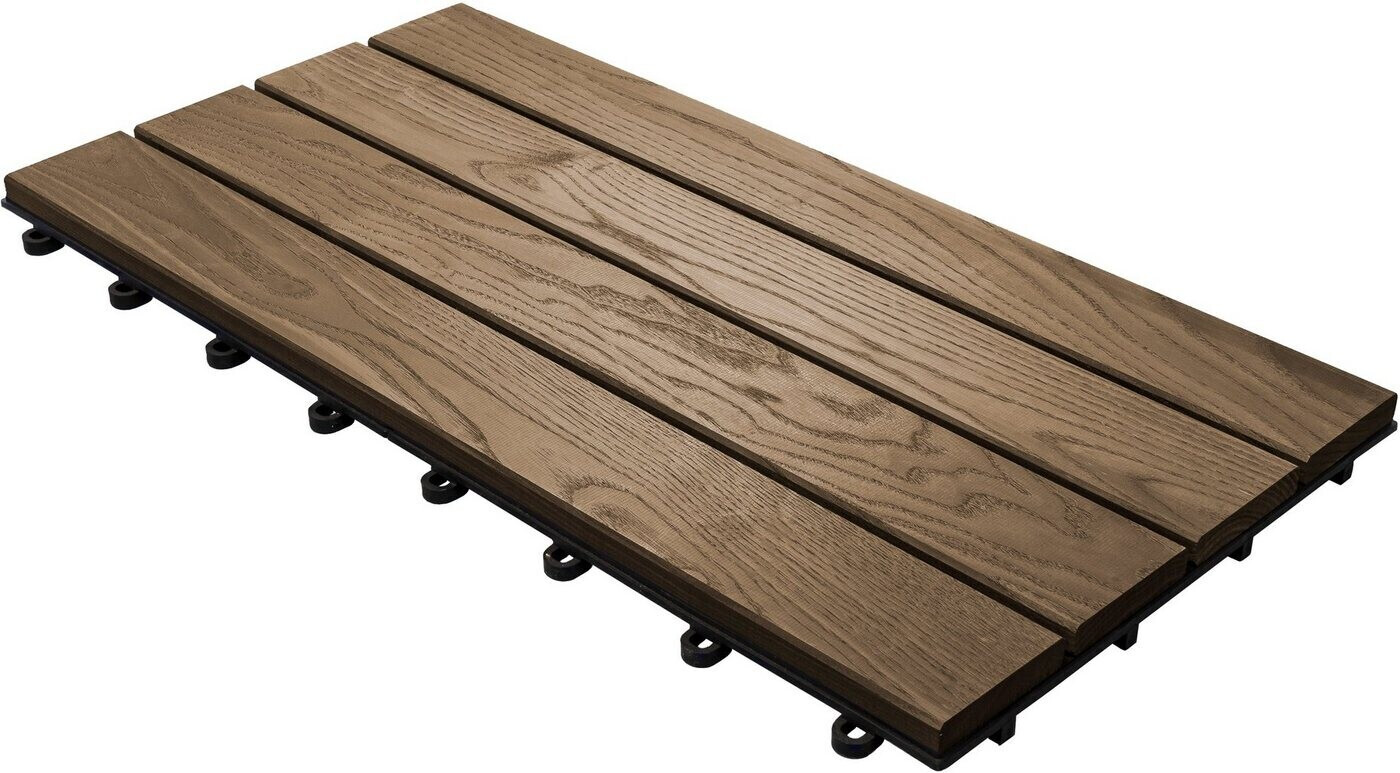 Florco Klickfliesen Thermo Esche Xl 6 Latten glatt 30x60x2,8cm 6 St. ab ...