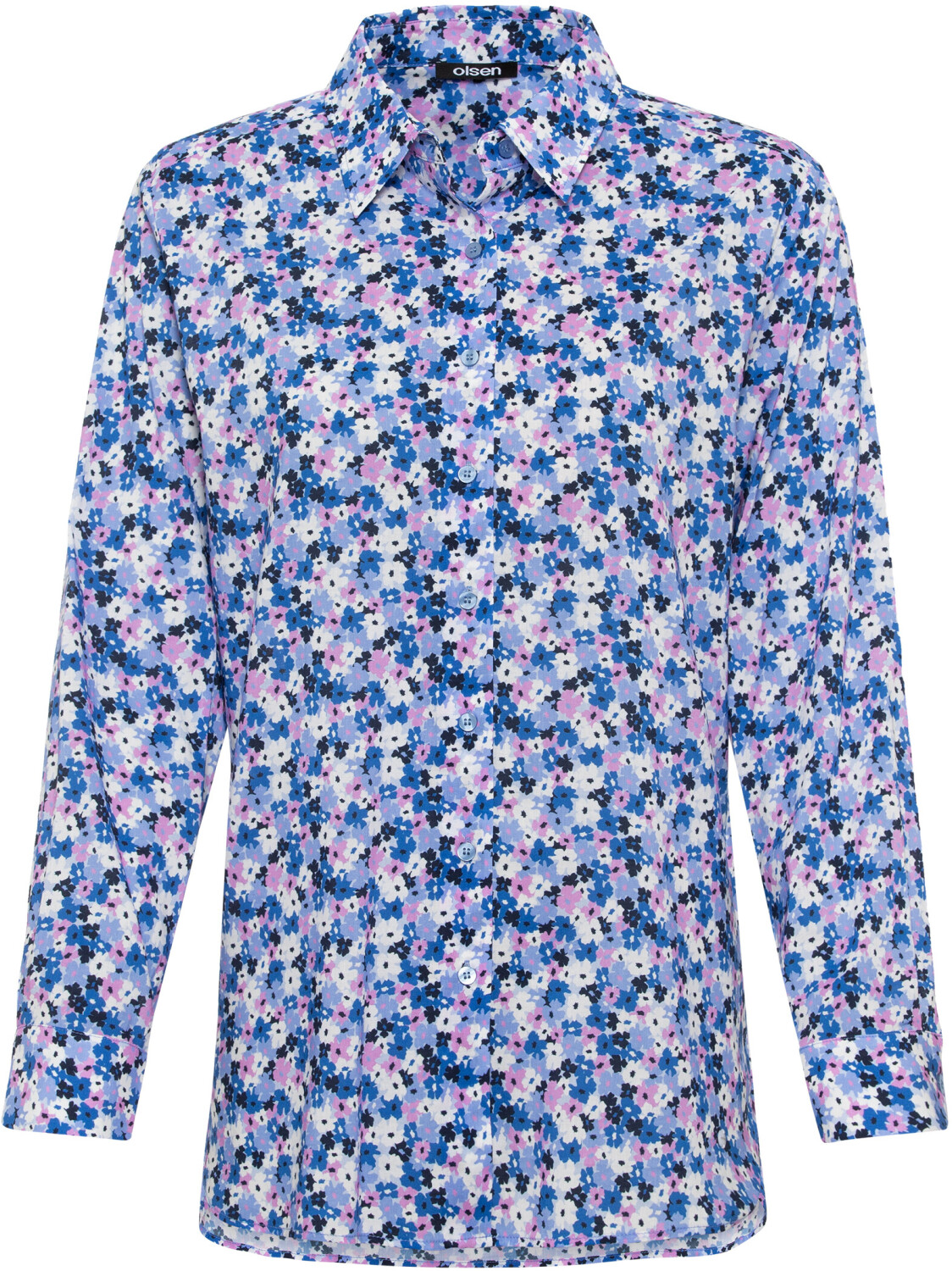 Olsen Blouse Woven Long Sleeves (12001777) cornflower blue ab 55,29 ...