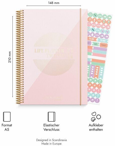 Burde Life Planner Pink 2023/2024 ab 15,89 € | Preisvergleich bei idealo.de