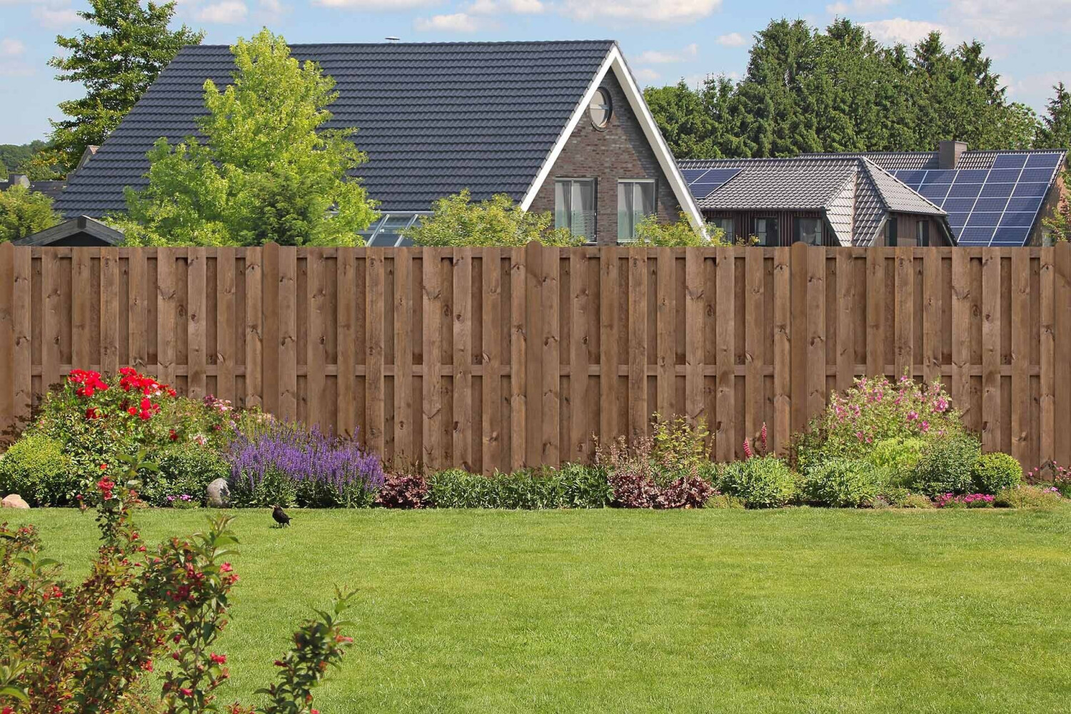 Delta Bohlenzaun BUDAPEST 180 x 180 cm KDI braun ab 59,99 ...