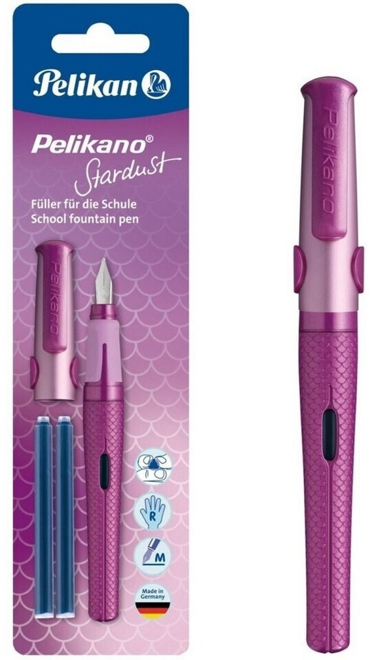Pelikan Pelikano P480M M Rechtshänder Stardust pink + 2 Patronen ...