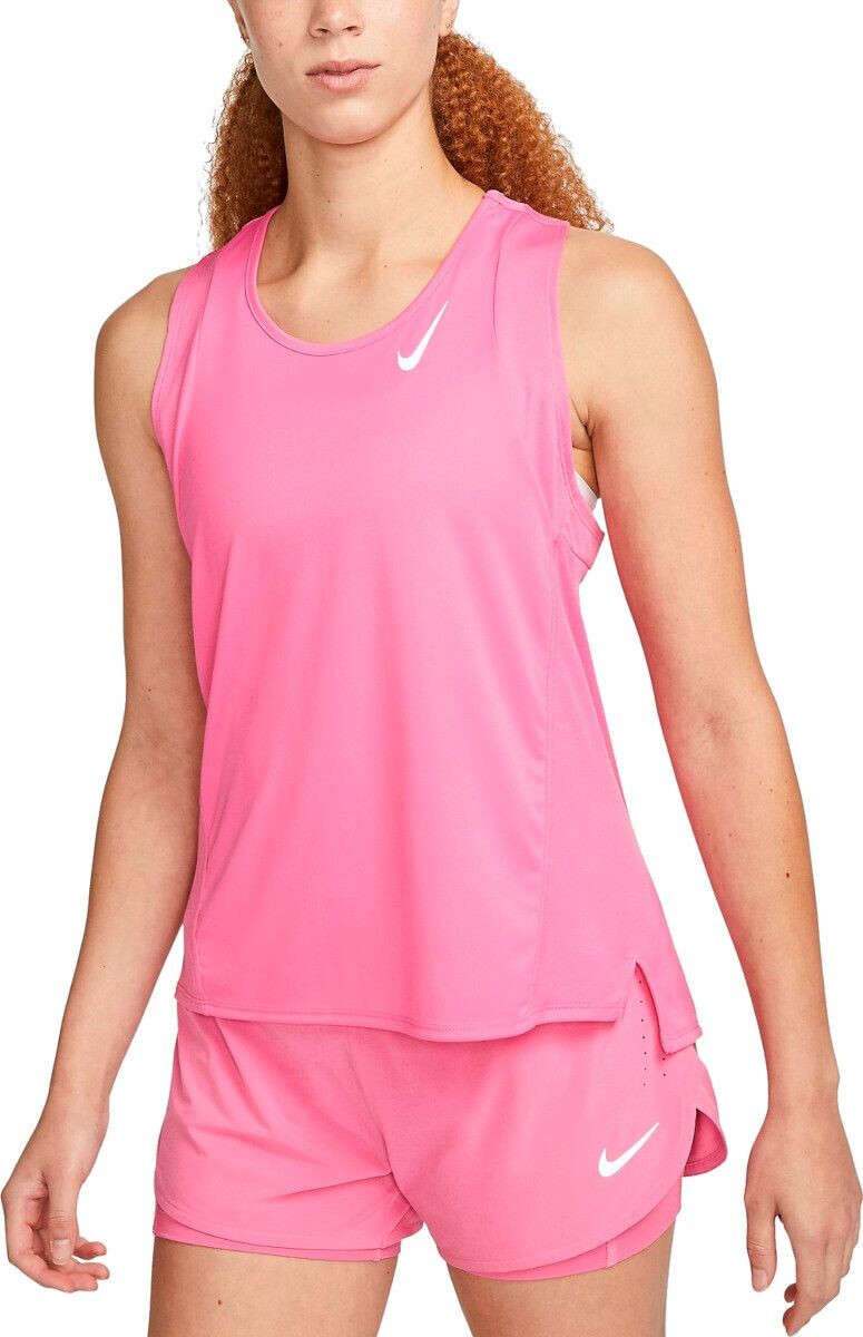 Nike Dri-FIT Race Running Singlet Women (DD5940) pinksicle/white au ...