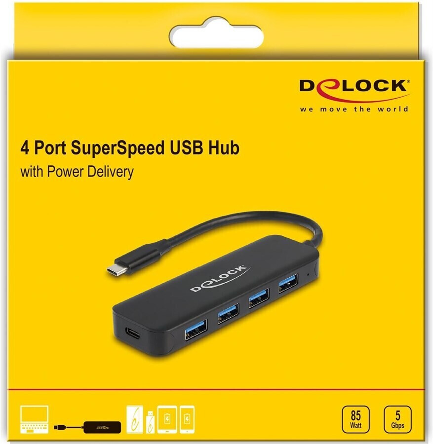 DeLock 4-Port USB 3.0 (64170) ab € 46,79 | Preisvergleich bei idealo.at