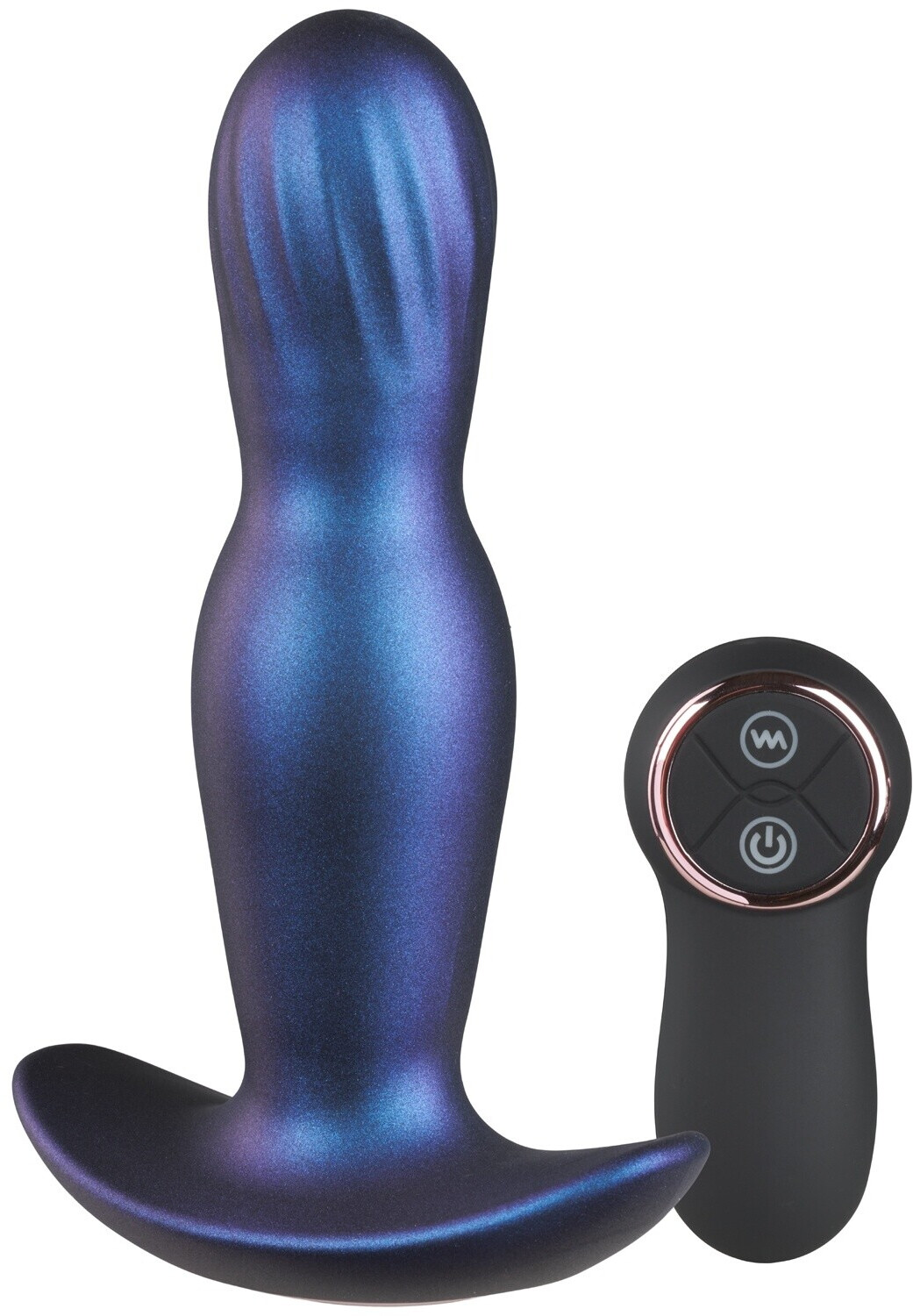 ToyJoy The Stout Inflating Vibrating Plug Blue Metallic ab 21,57 ...