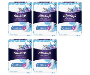 Always Discreet Long Plus Inkontinenz Einlagen (5 x 8 Stk.) ab 32,26 ...