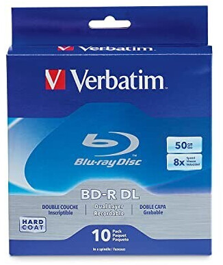 Verbatim BD-R DL 50GB 8x 10er Jewelcase ab 40,06 € | Preisvergleich bei idealo.de