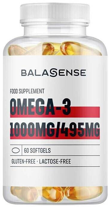 Balasense Omega-3 1000mg/495mg Weichkapseln (60 Stk.) ab 2,95 ...