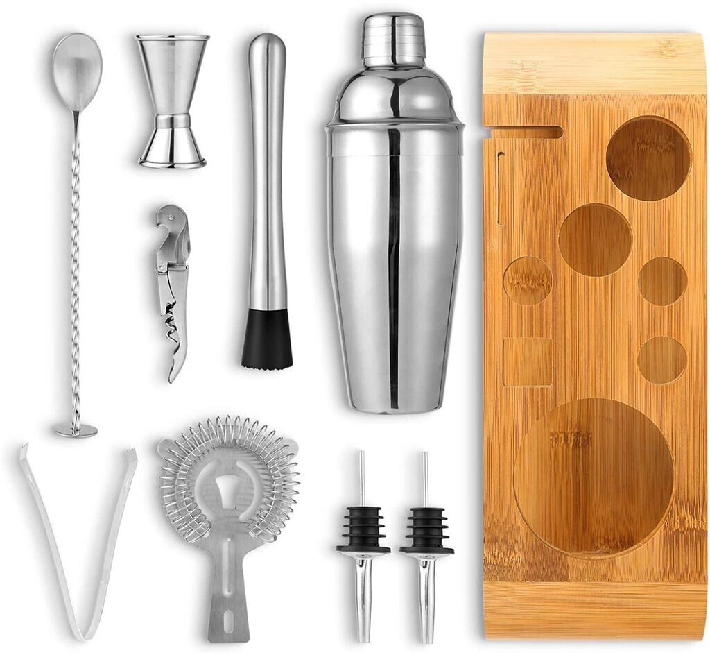 Dymar Cocktail Set (10-TLG.) - Edles Cocktail Shaker Set mit Shaker aus ...