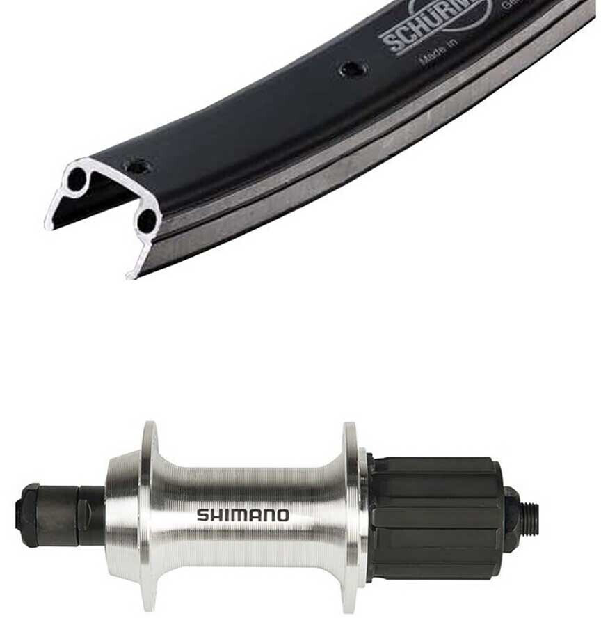 Winora Schürman 700 Qr Shimano Tx500 Rear Wheel silver 10 x 135 mm ab ...