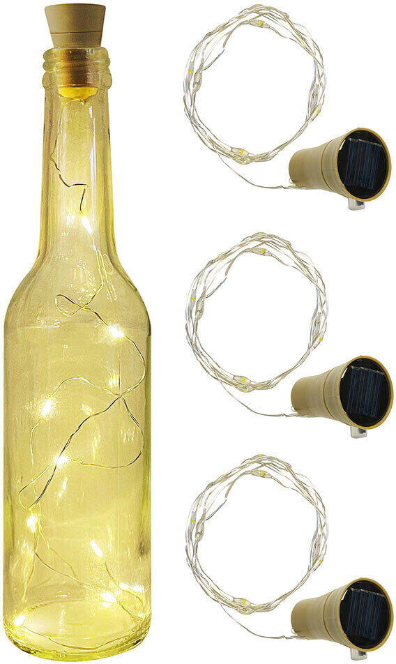 zeitzone LED Flaschenlicht 3 Stück ab € 9,45 | Preisvergleich bei idealo.at
