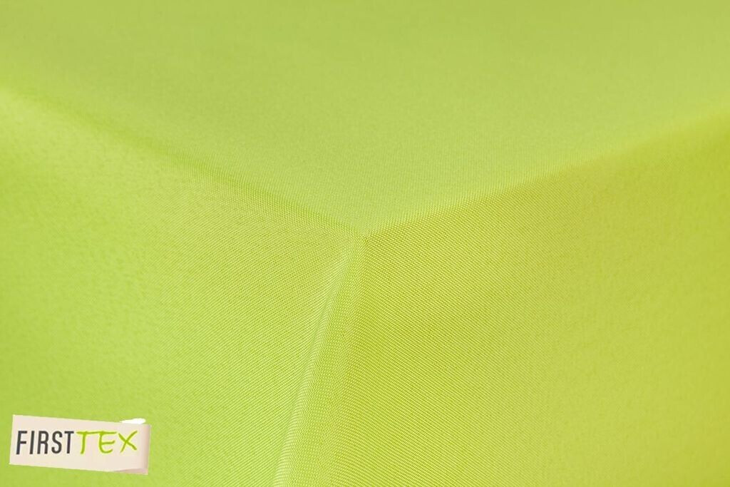 First-Tex Gartentischdecke uni 140 cm rund hellgrün mit gerader ...