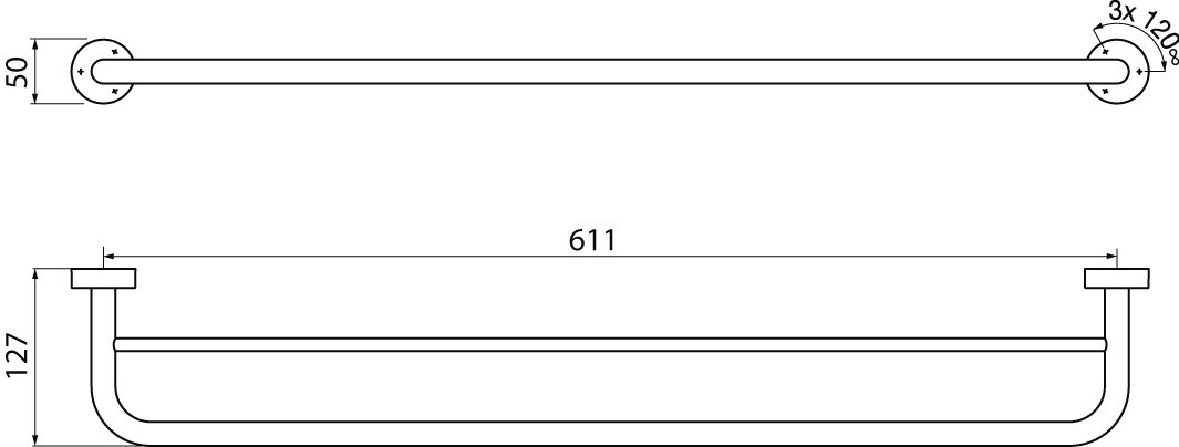 emco Rondo 2 Doppel-Badetuchhalter 60 cm (456100160) ab 50,04 € | Preisvergleich bei idealo.de