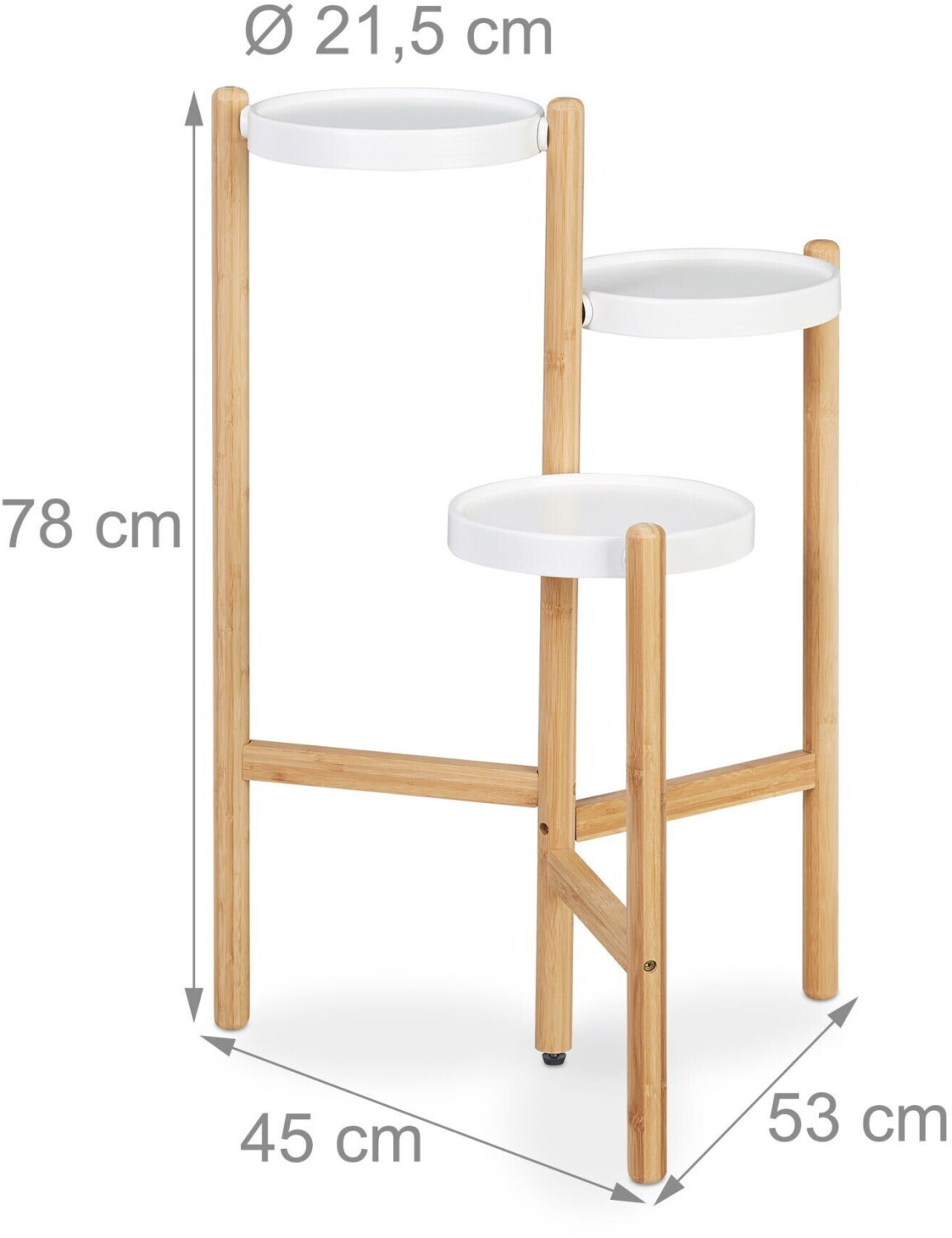 Relaxdays 3-step flower staircase desde 49,99 € | Compara precios en idealo