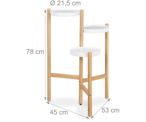 Relaxdays 3-step flower staircase ab 57,99 € | Preisvergleich bei idealo.de