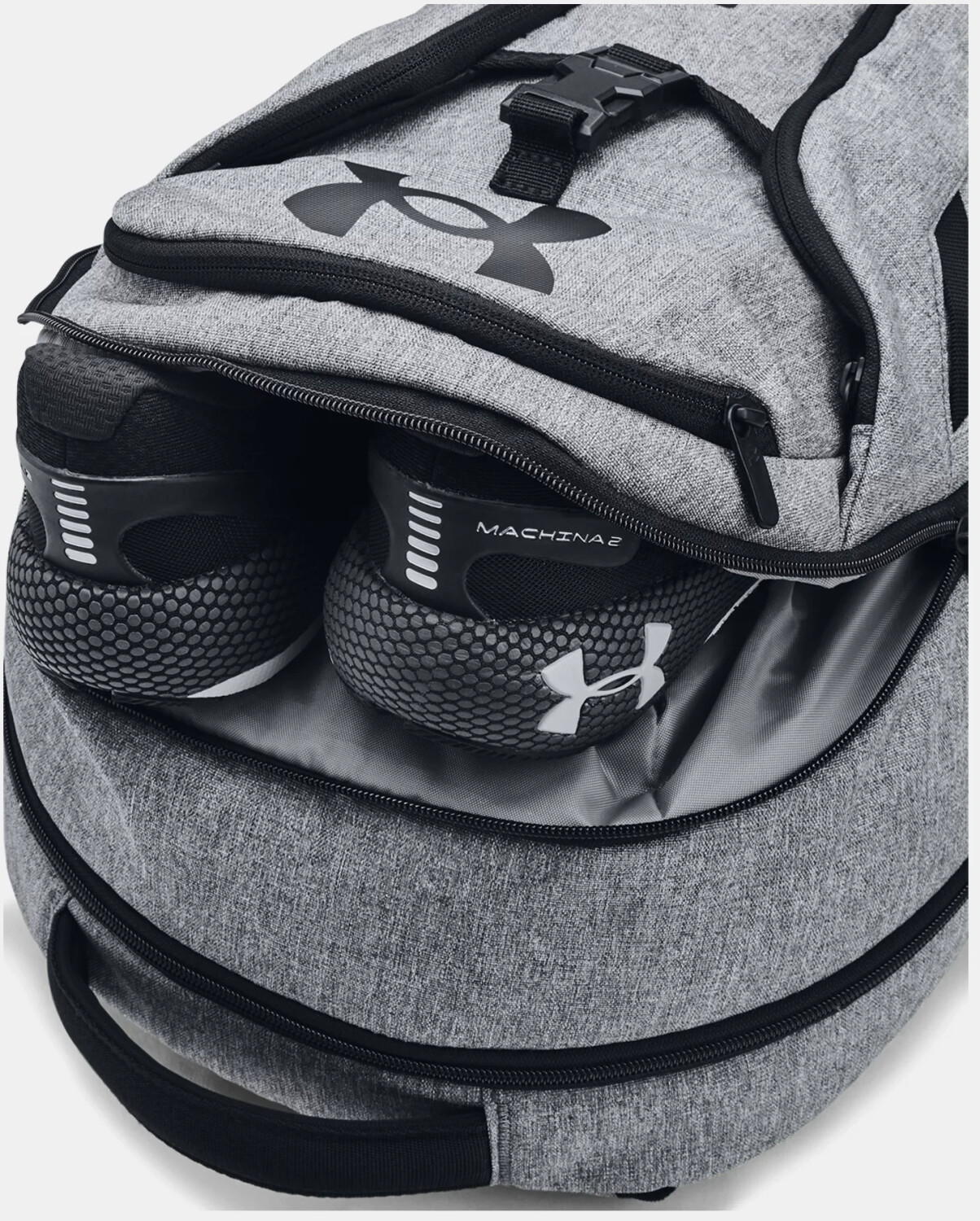 Under Armour Hustle Pro Backpack pitch grey/medium heather/black ab 64 ...