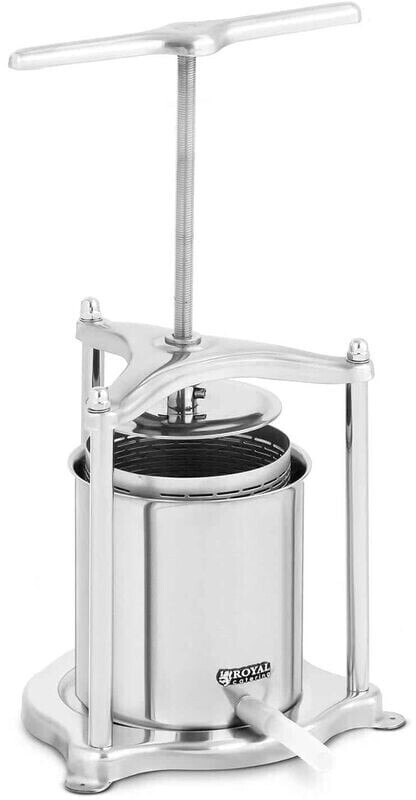 Royal Catering Obstpresse 5l + 5 Presstücher Schwarz/Rot (10012862) ab ...